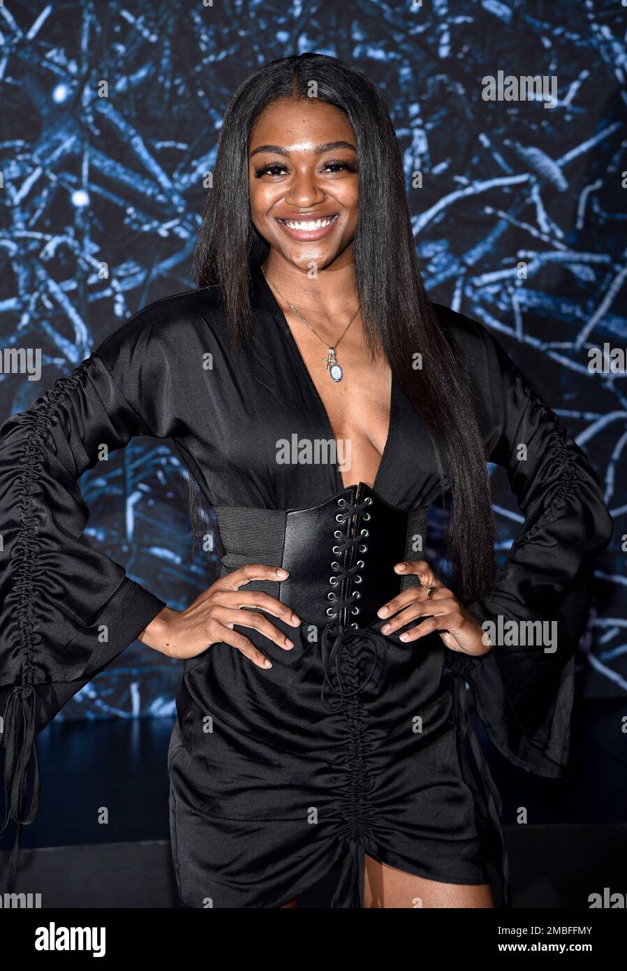 Imani Lewis attends the premiere of "Stranger Things" season four at ...