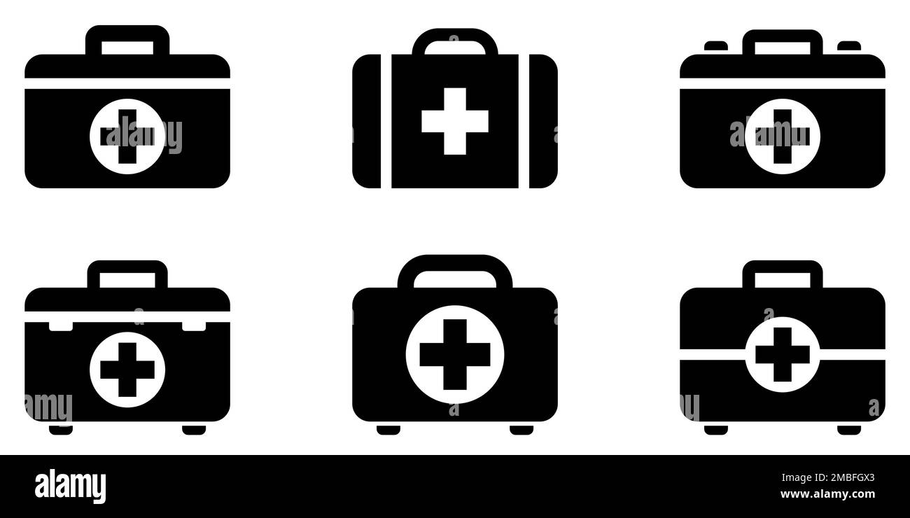 First Aid Kit Icon Set at Richard Harvey blog