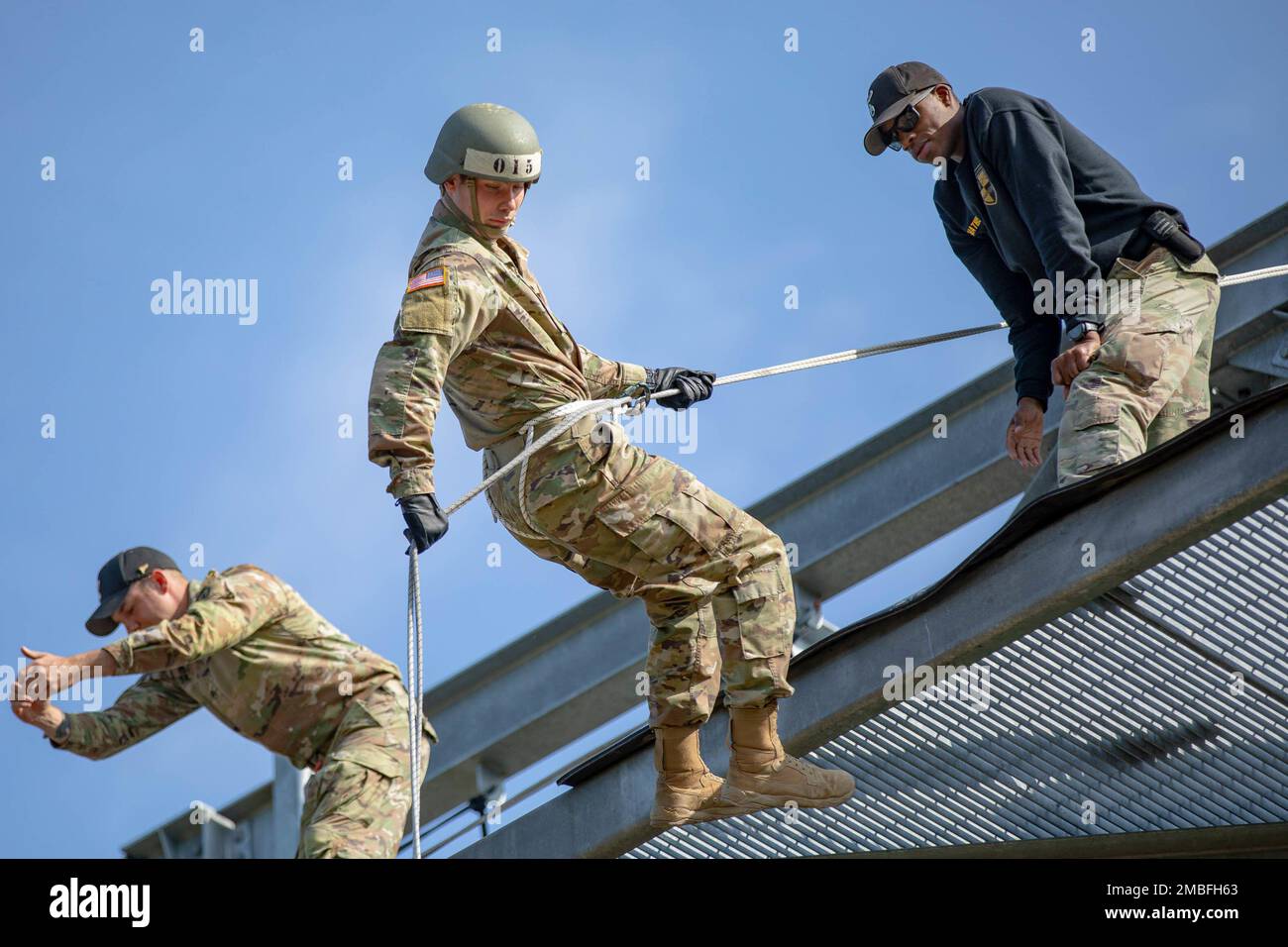 Soldiers from 11th Airborne Division participate in an Air Assault ...