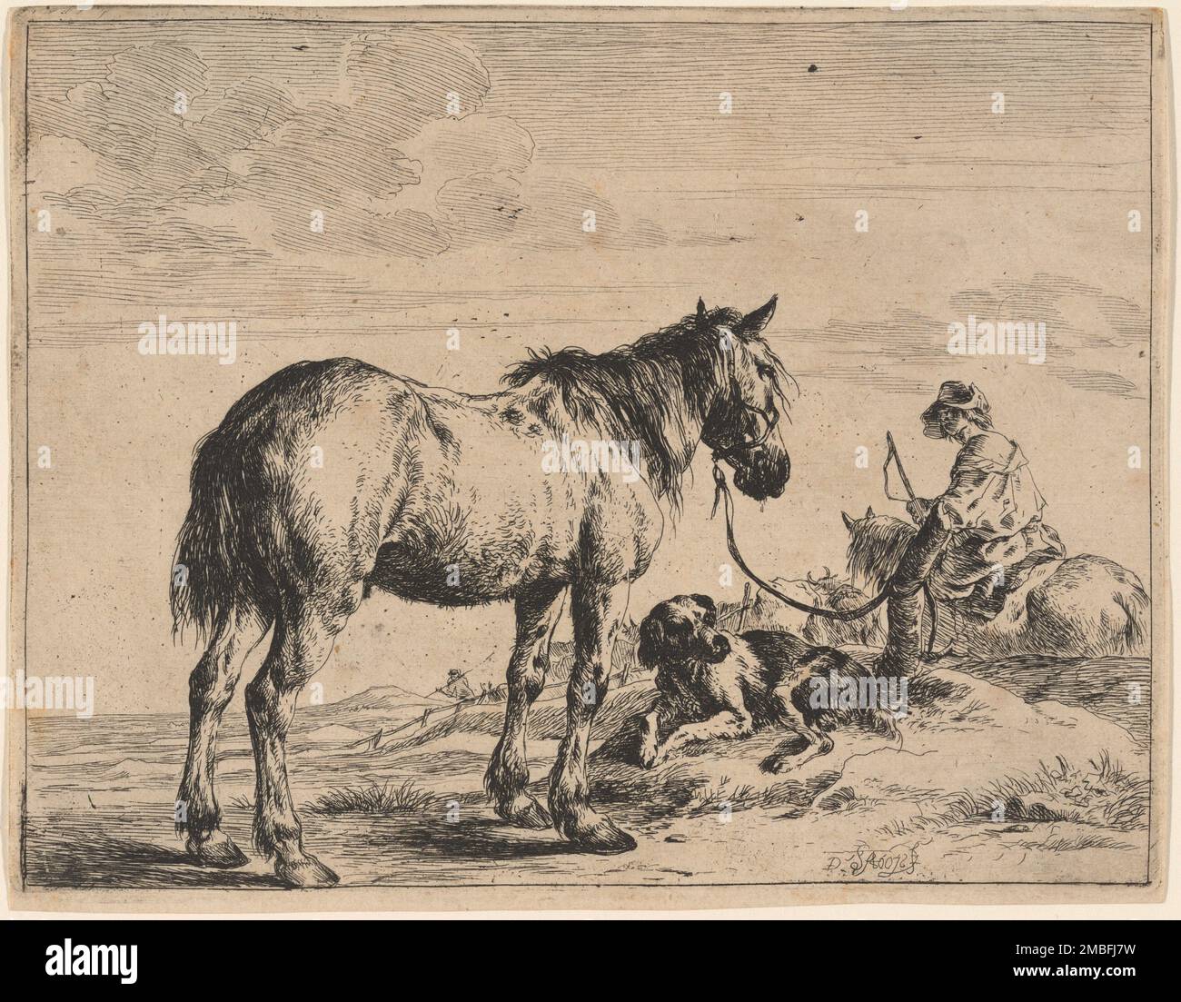 Reclining dog hi-res stock photography and images - Alamy