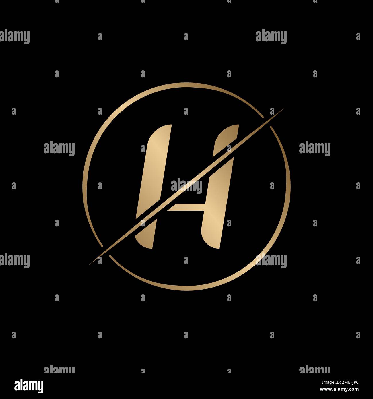 Circle h logo hi-res stock photography and images - Alamy