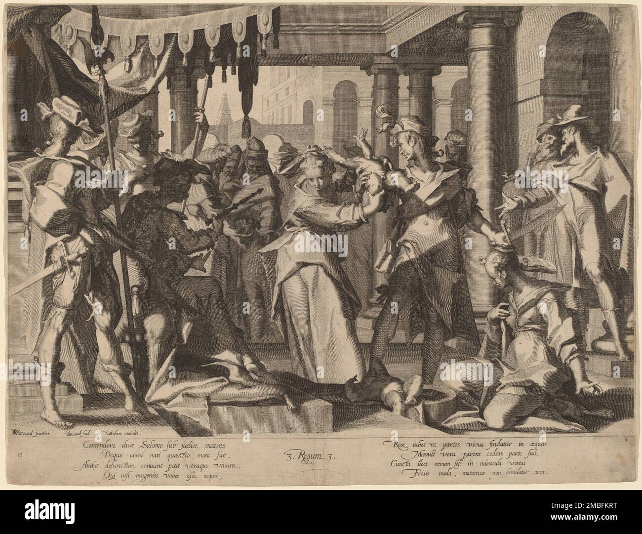 The Judgment of Solomon, c. 1600 Stock Photo - Alamy