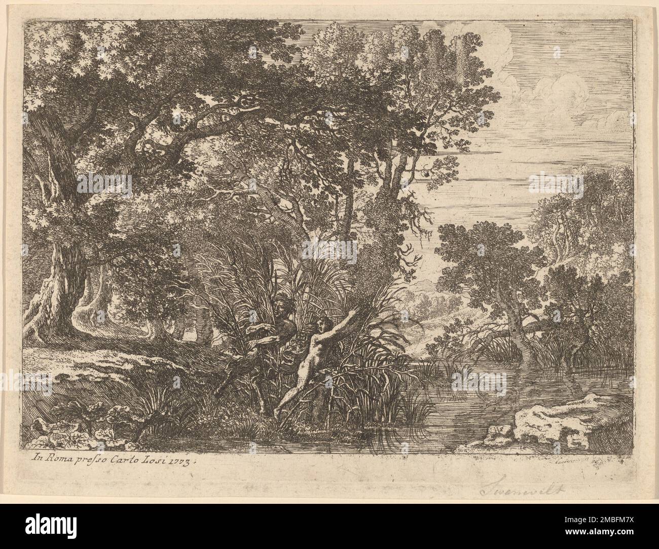 Pan and Syrinx Stock Photo - Alamy