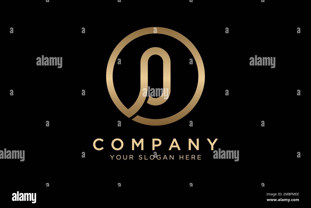 O Letter Logo With Circle Shape. Modern Unique Creative O Logo Design ...