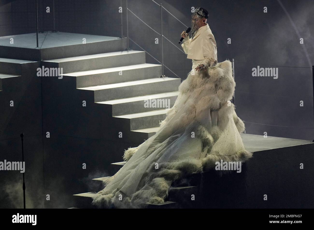 Sheldon Riley from Australia singing 'Not The Same' performs during the ...
