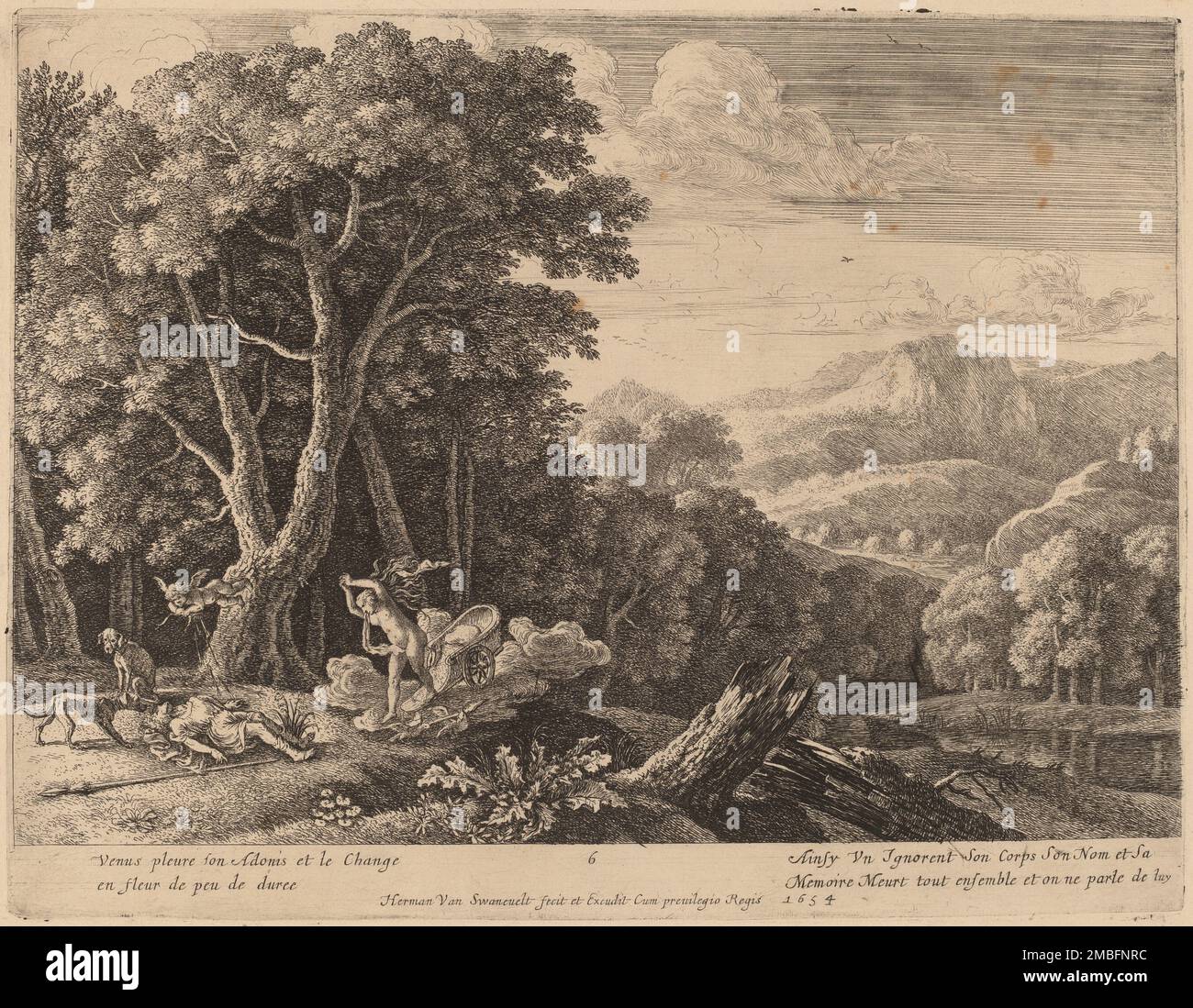 Venus Lamenting over Adonis' Death Stock Photo - Alamy