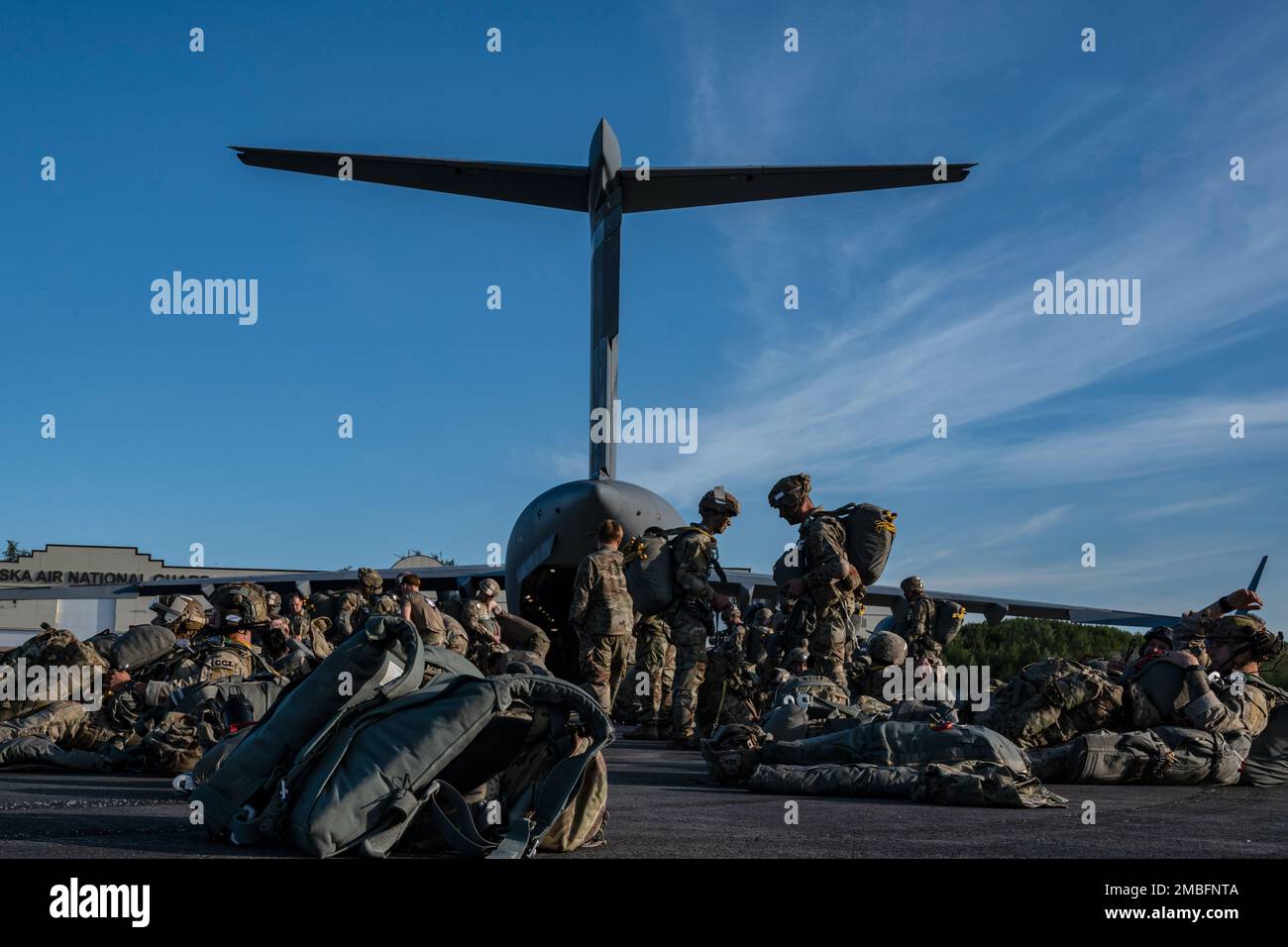 U.S. Army Paratroopers, Air Force joint terminal attack controller and ...