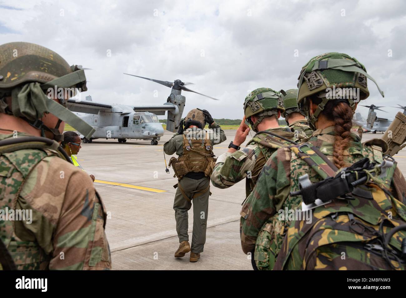 U.S. Marine Sgt. William Serocki, a crew chief with Marine Medium ...