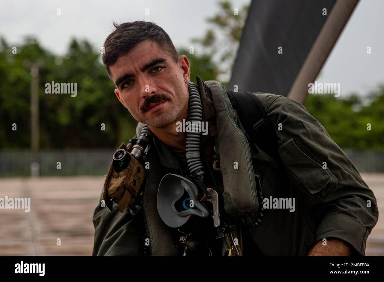 U.S. Marine Corps Cpl. Michael Durn, crew chief with Marine Medium ...