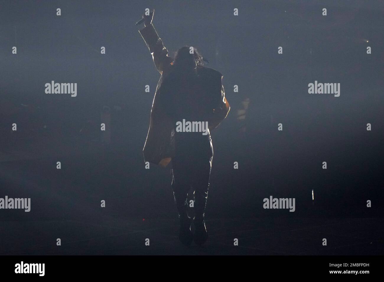 The Rasmus from Finland singing Jezebel perform during the Grand Final ...