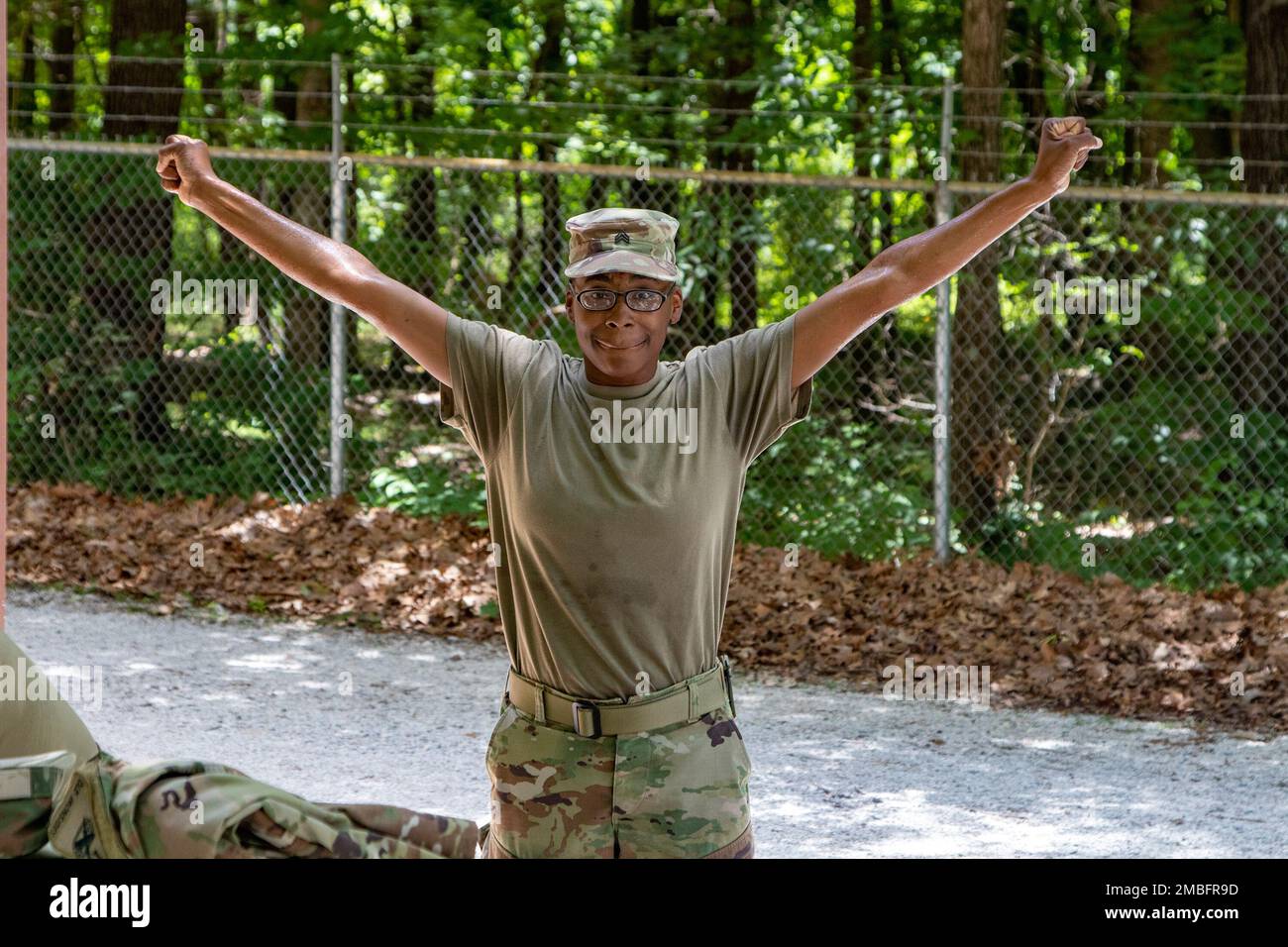 Sgt. Mariama Lane, an instructor with Company B, 399th Regiment (Cadet ...