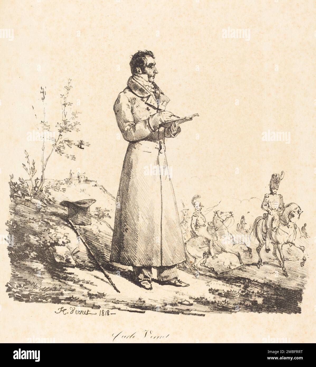 Carle Vernet, Full-Length, 1818 Stock Photo - Alamy