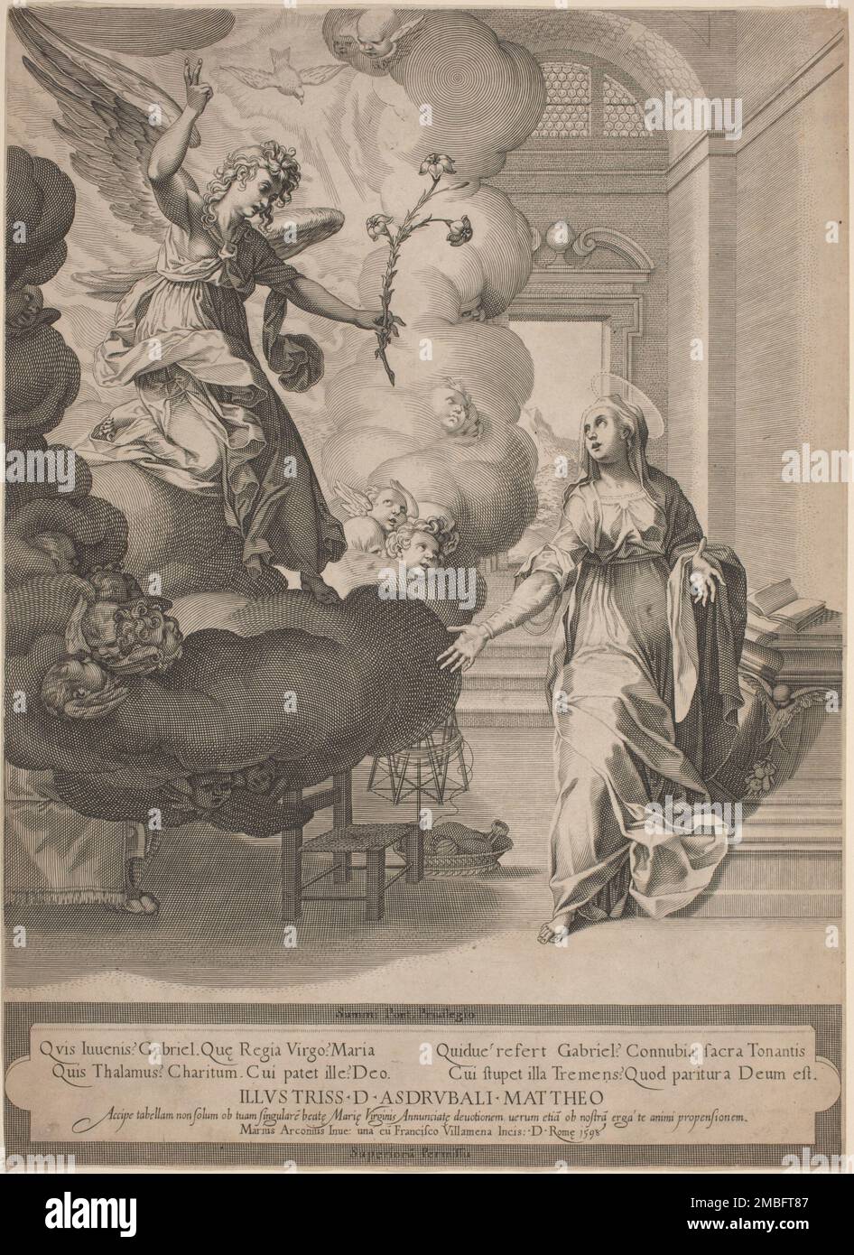 The Annunciation, 1598 Stock Photo - Alamy