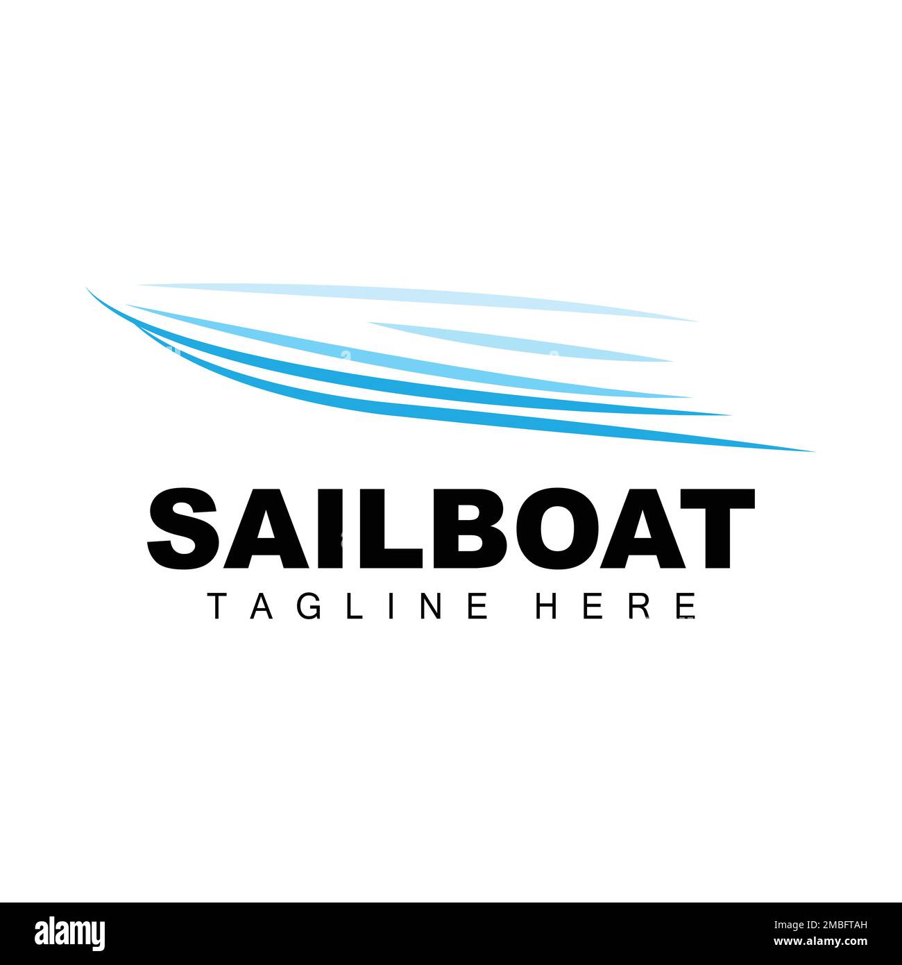 Sailboat logo hi-res stock photography and images - Alamy