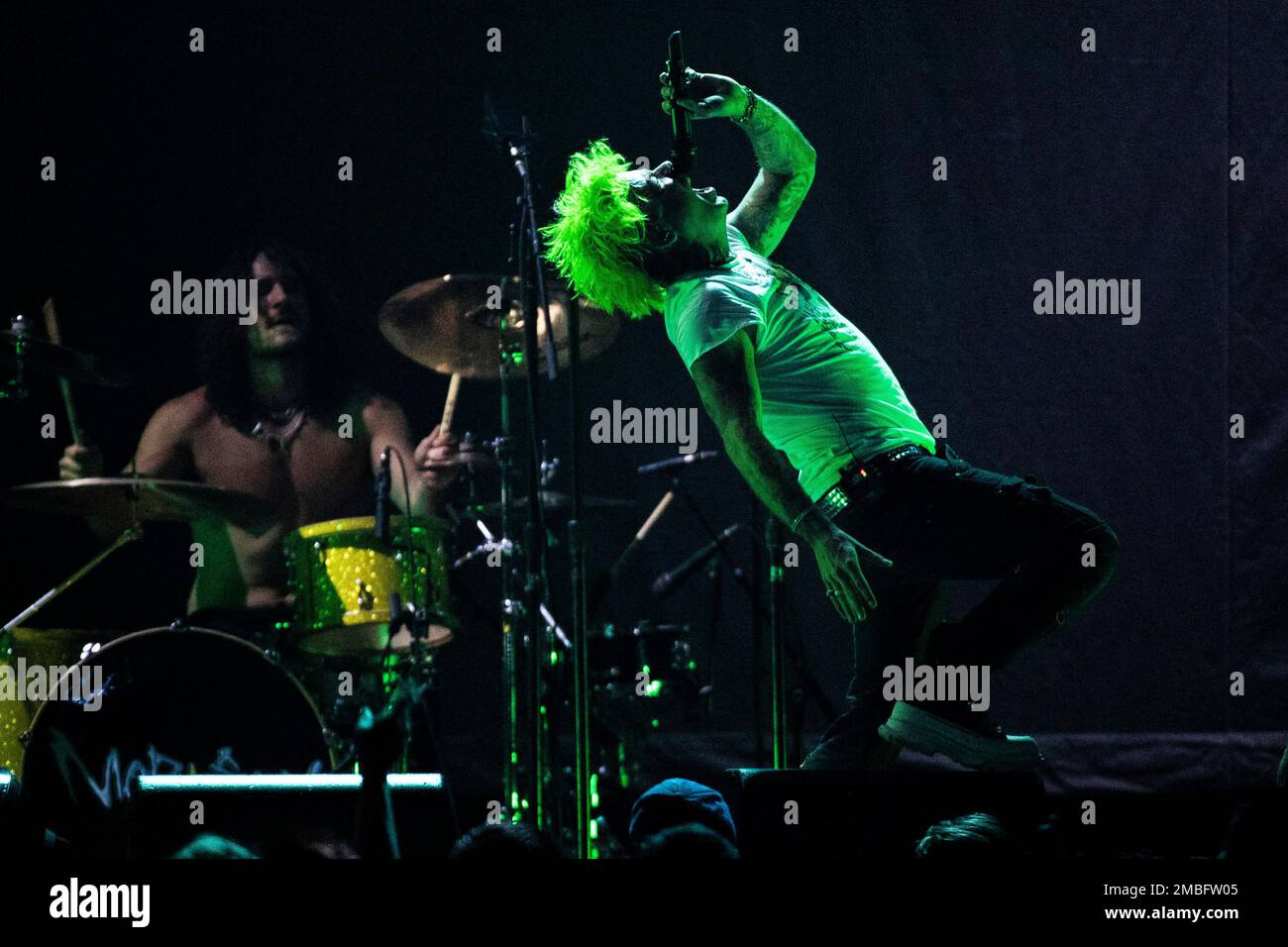 Mod Sun performs on stage on Friday, May 13, 2022, in Toronto. (Photo ...