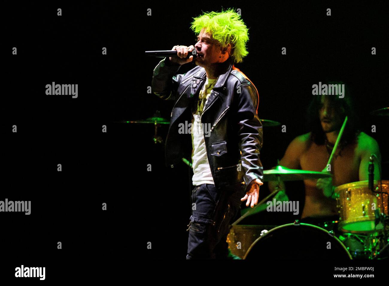 Mod Sun performs on stage on Friday, May 13, 2022, in Toronto. (Photo ...