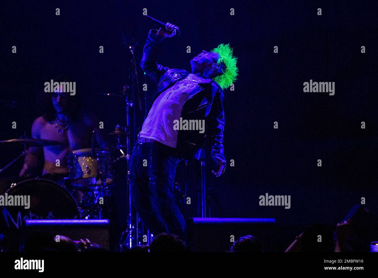 Mod Sun performs on stage on Friday, May 13, 2022, in Toronto. (Photo ...