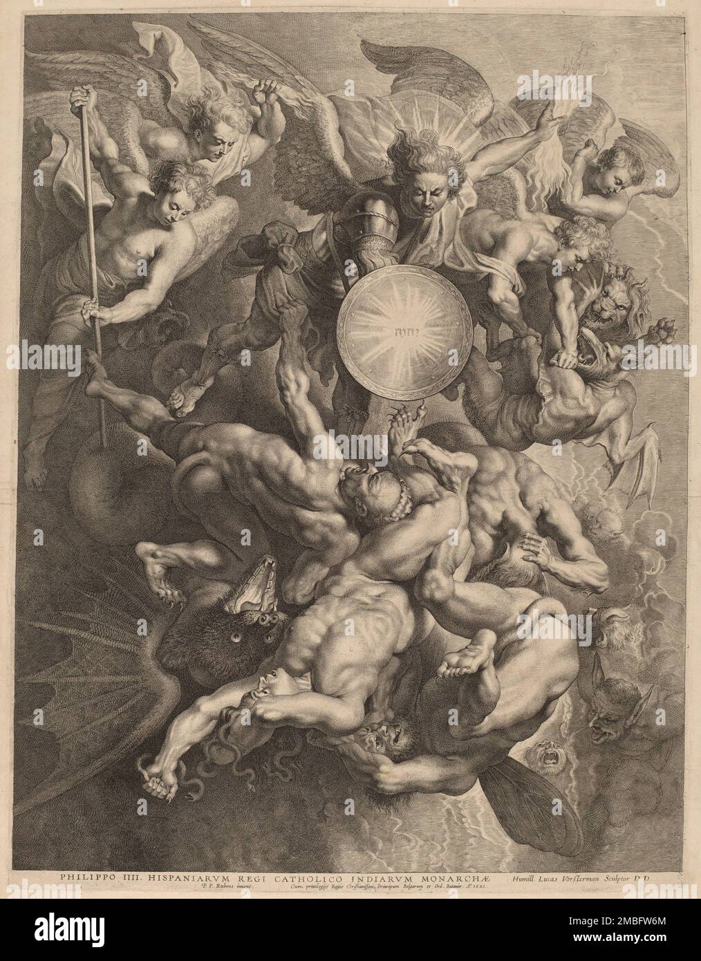 The Fall of the Rebel Angels, 1621 Stock Photo - Alamy