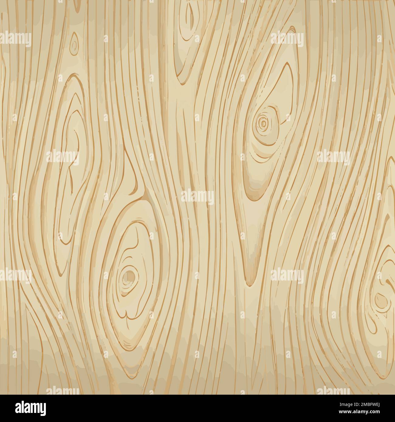 Light wood texture background with knots - Vector illustration Stock ...