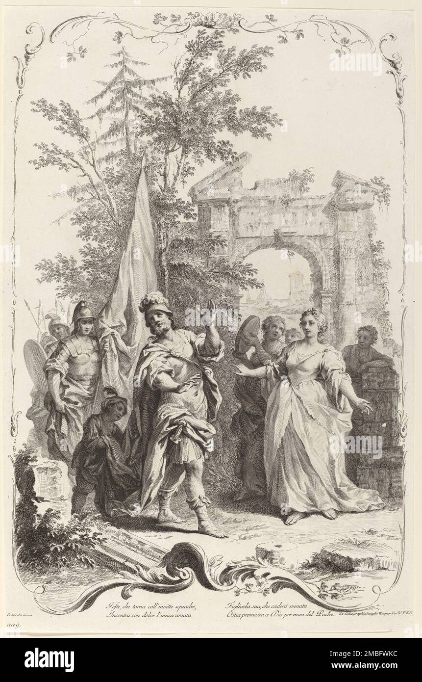 Jephthah and His Daughter, c. 1745 Stock Photo - Alamy