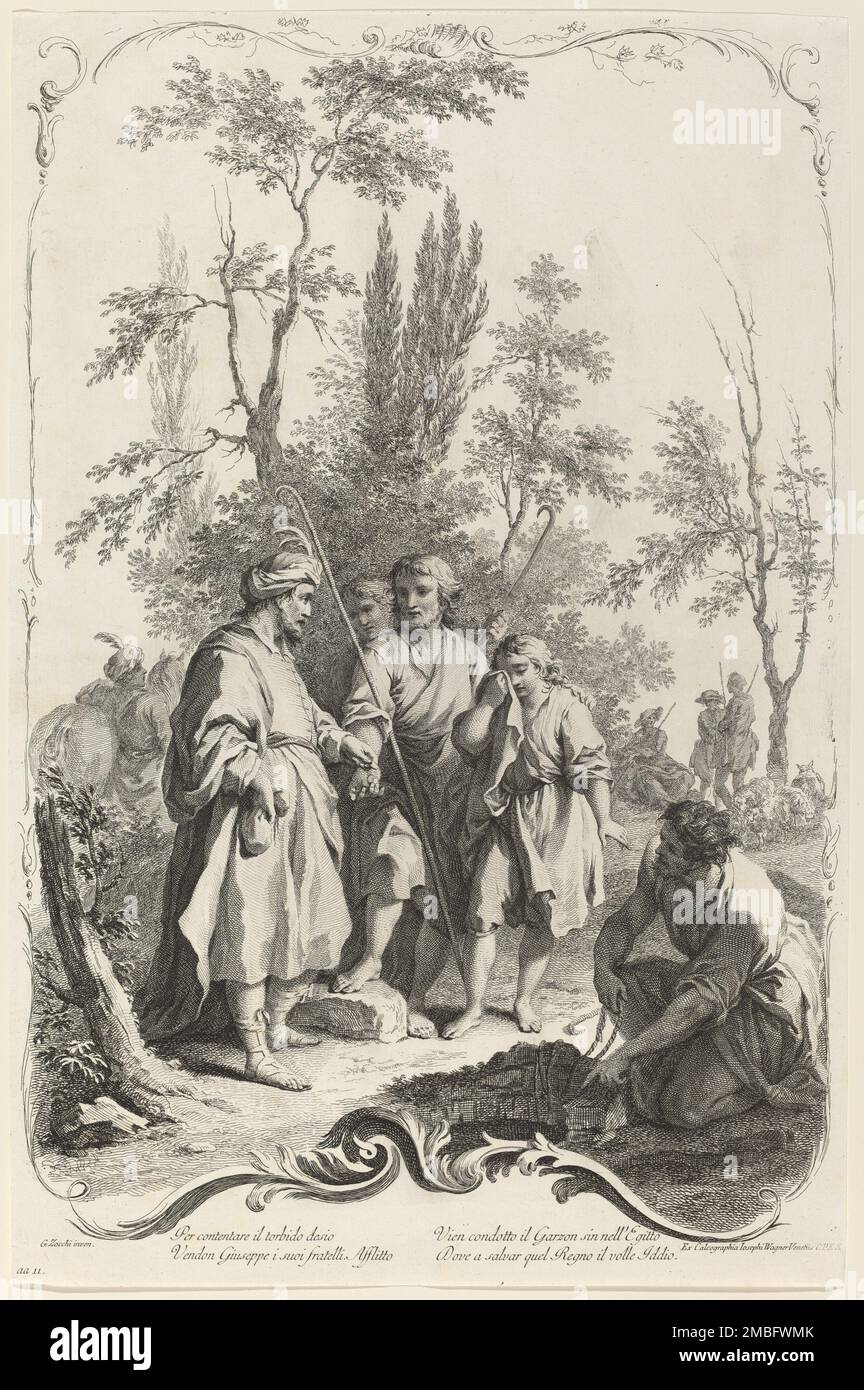 Joseph and His Brothers, c. 1745 Stock Photo - Alamy