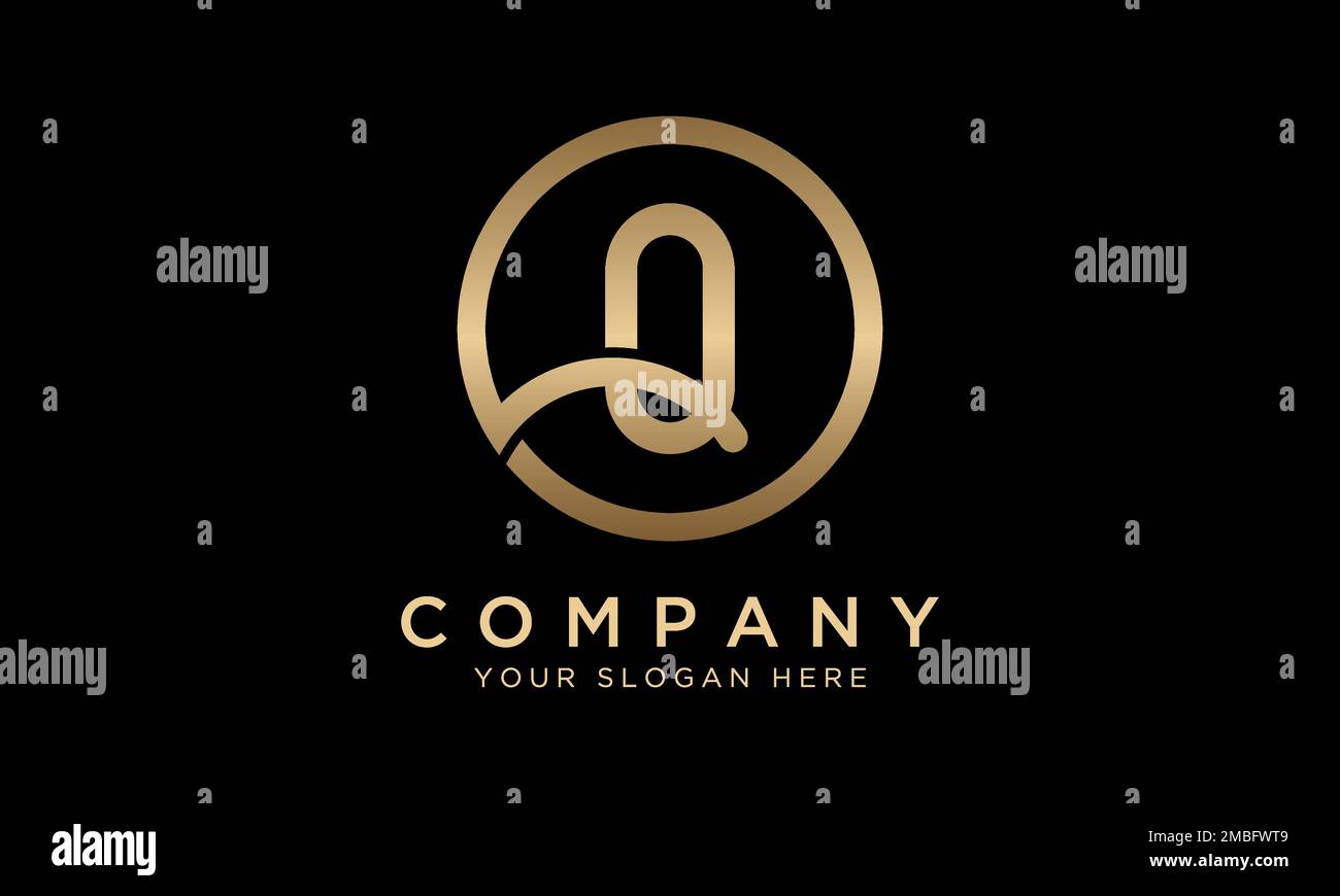 Q Letter Logo With Circle Shape. Modern Unique Creative Q Logo Design ...