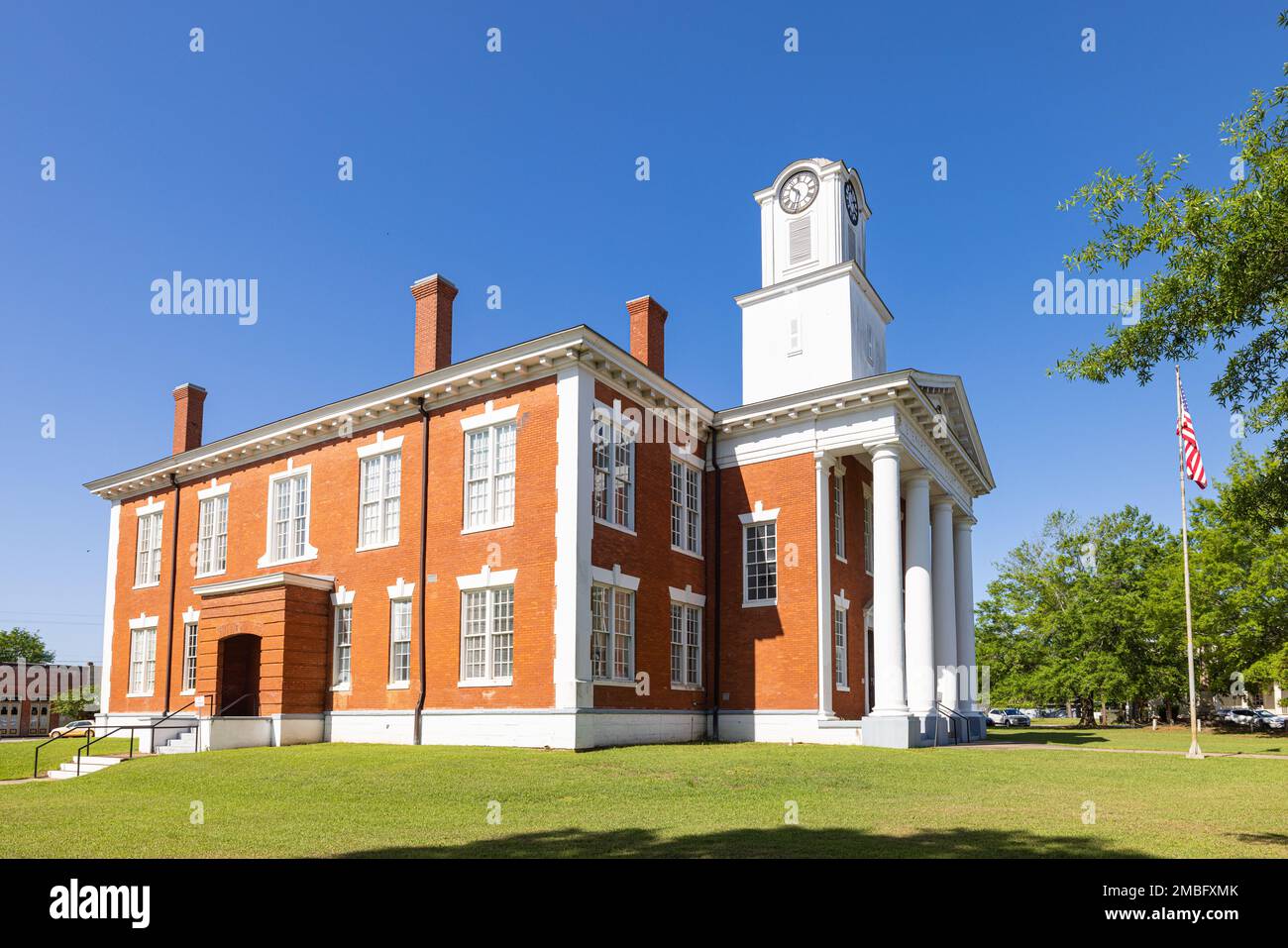 Lumpkin, Georgia, USA - April 19, 2022: The Stewart County Courthouse ...