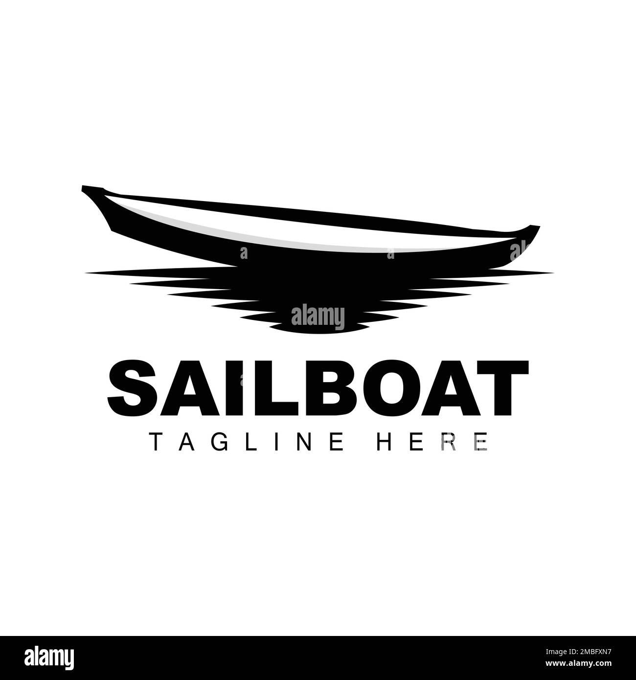 Sailboat logo hi-res stock photography and images - Alamy
