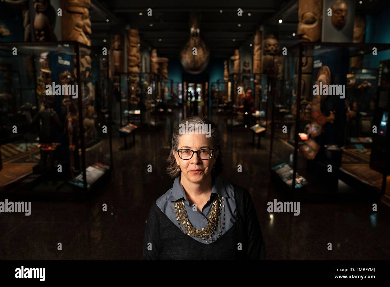 Lauri Halderman, vice president for exhibition at New York's American ...