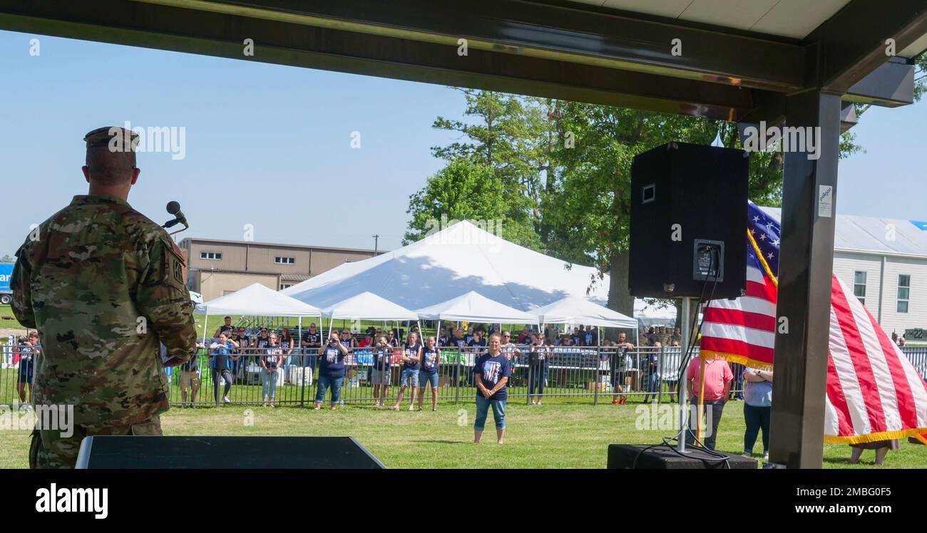Brig. Gen. Justin Mann, Director of the Joint Staff for the Indiana ...