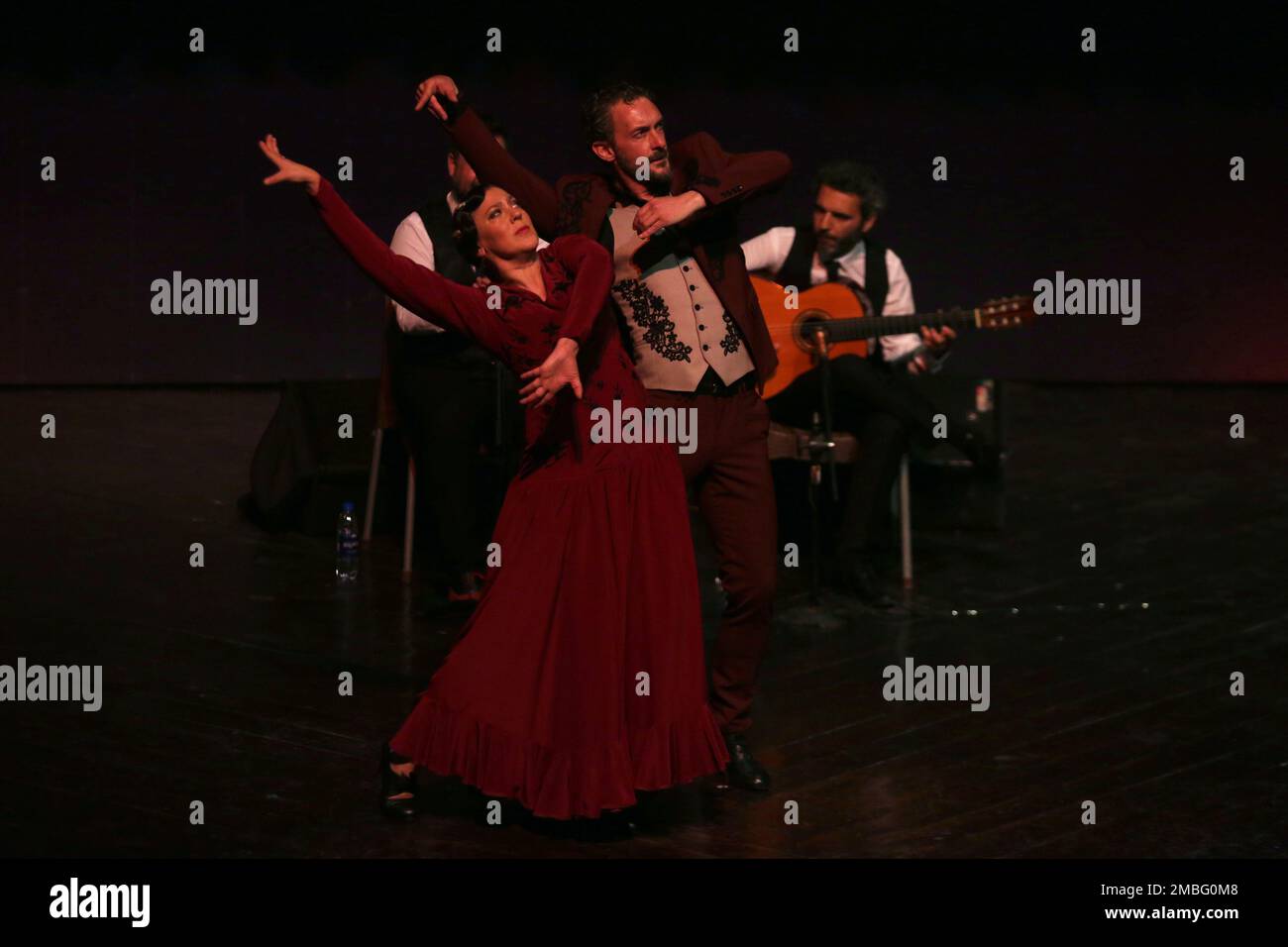 Dancers from Choni & Victor Bravo Flamenco Company perform at Al-Hamra ...