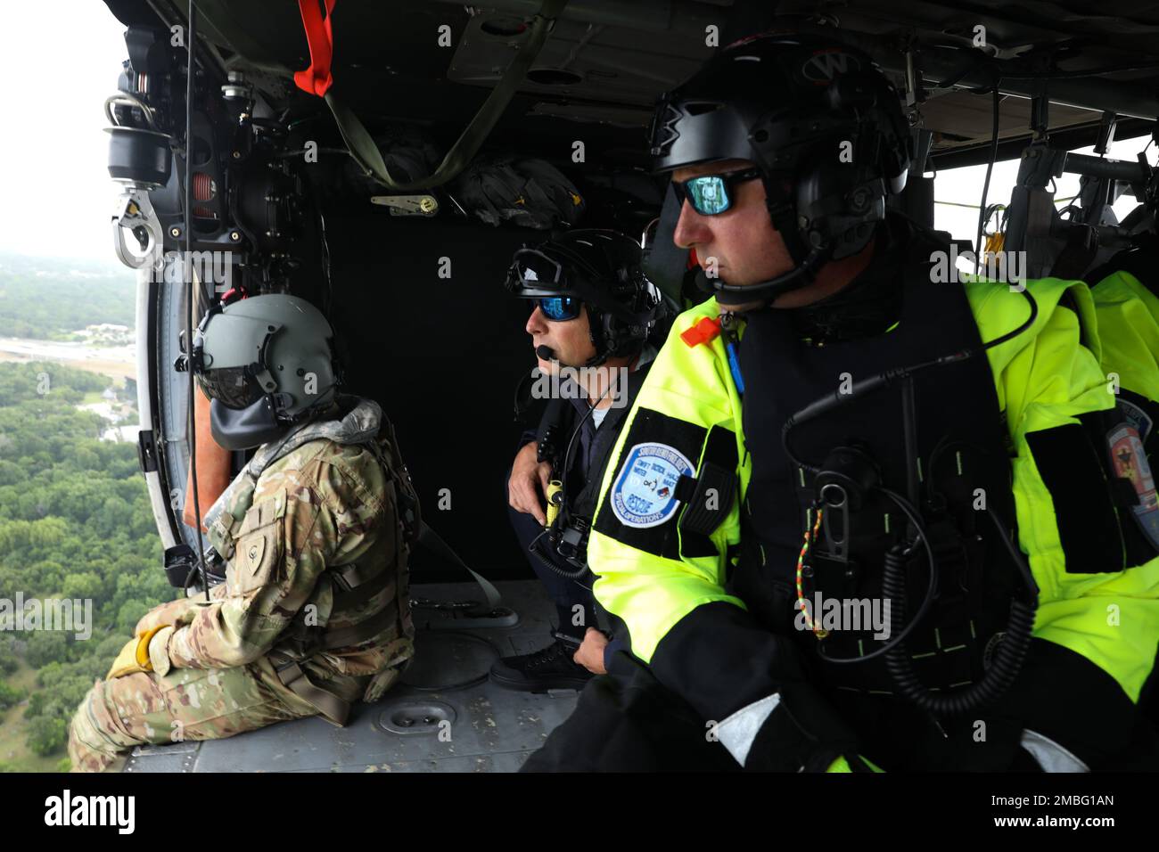 The Indiana Helocopter Aquatic Rescue Team participated in a multi ...