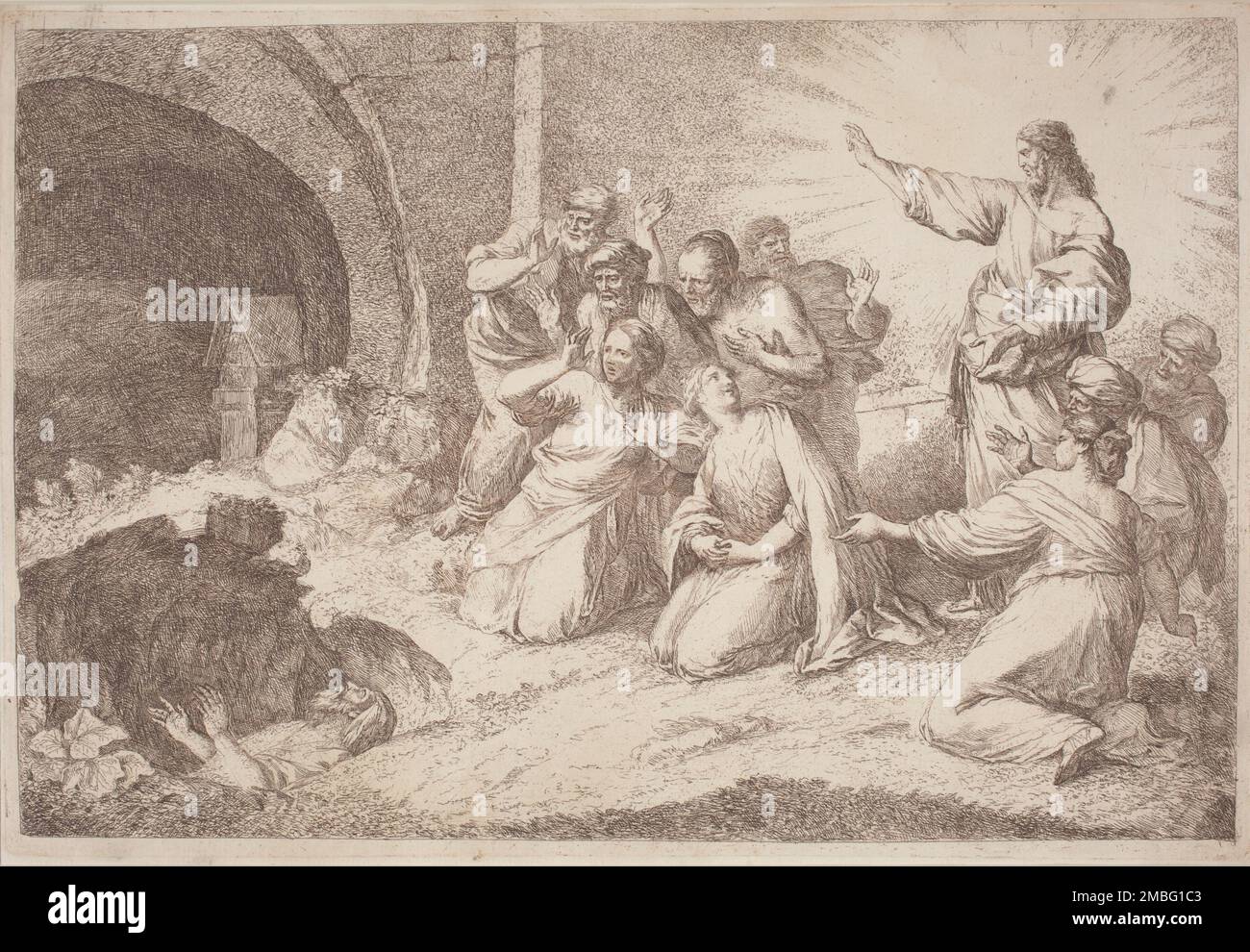 The Raising of Lazarus, 1758/1759 Stock Photo - Alamy