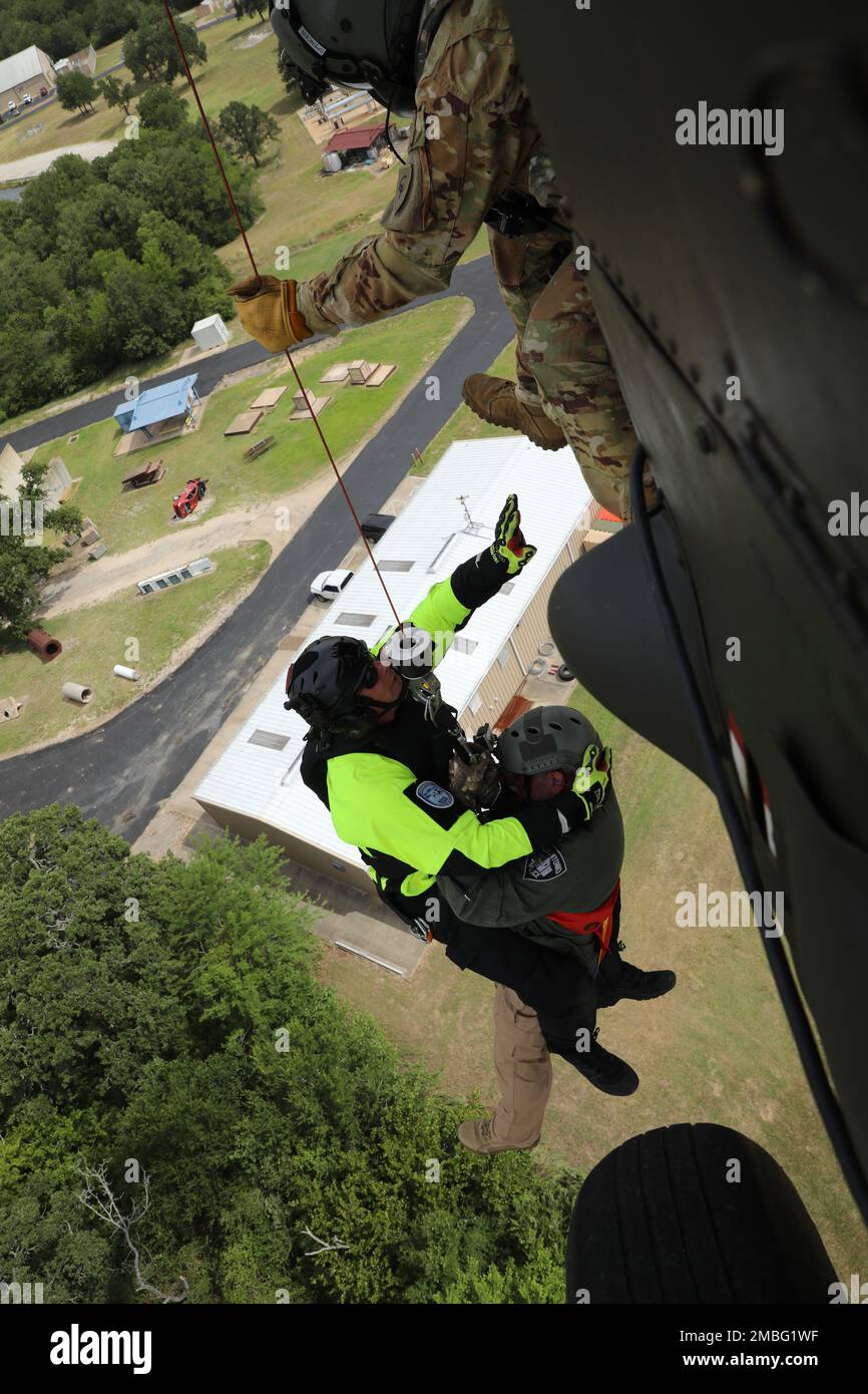 The Indiana Helocopter Aquatic Rescue Team participated in a multi ...