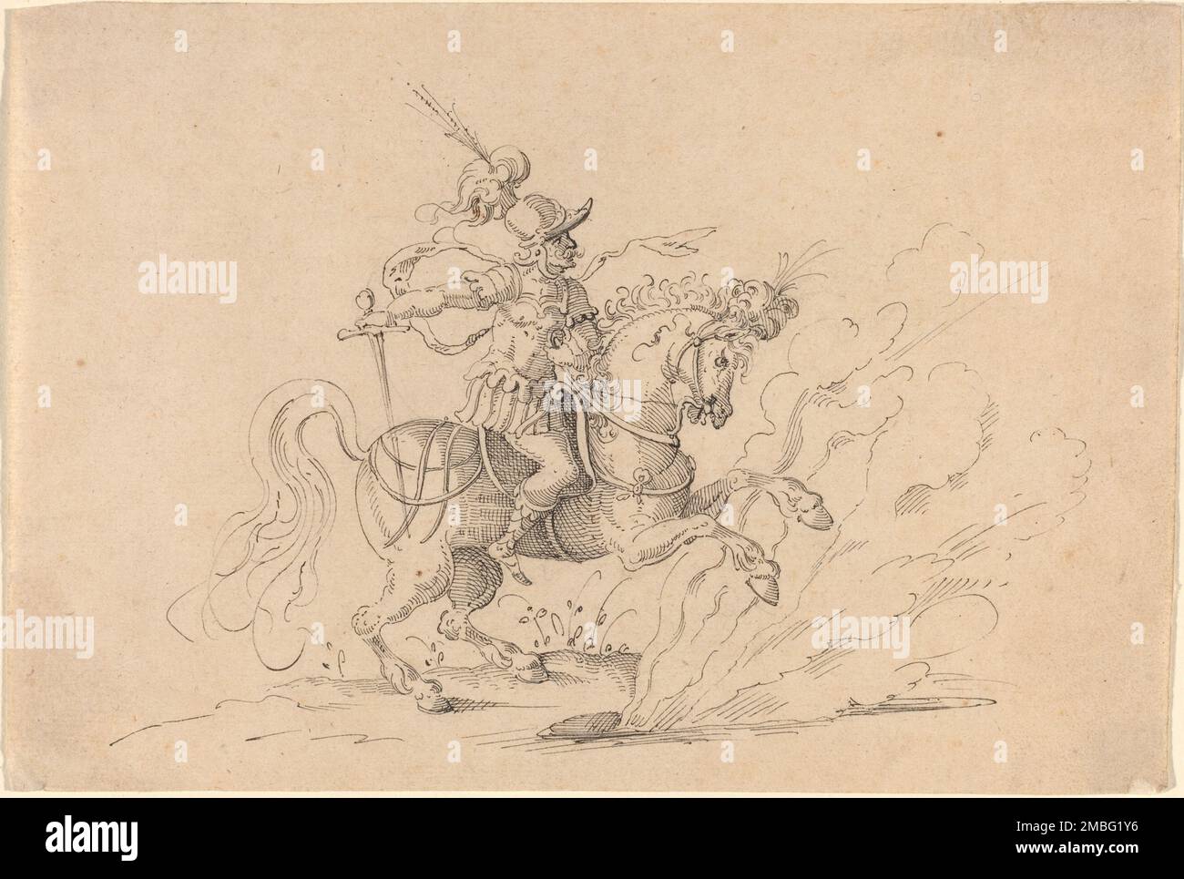 The Sacrifice of Marcus Curtius Stock Photo - Alamy