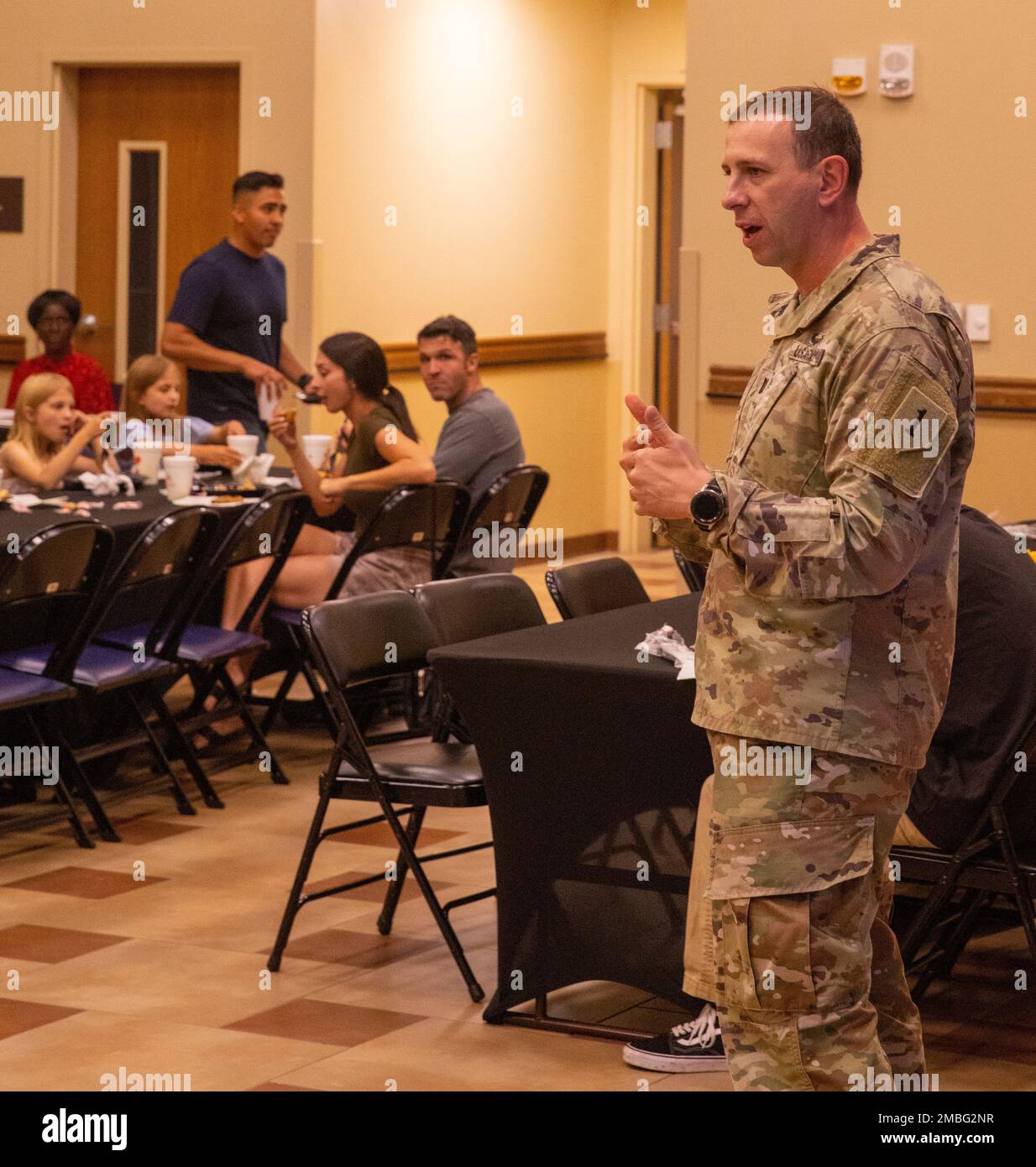 U.S. Army Cpt. Nathan Logan, a chaplain within the 1st Combat Aviation ...