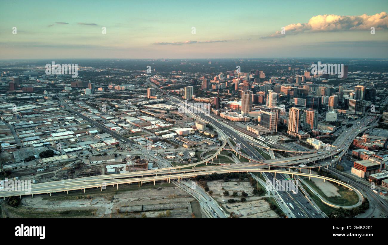 Dallas texas highways hi-res stock photography and images - Alamy