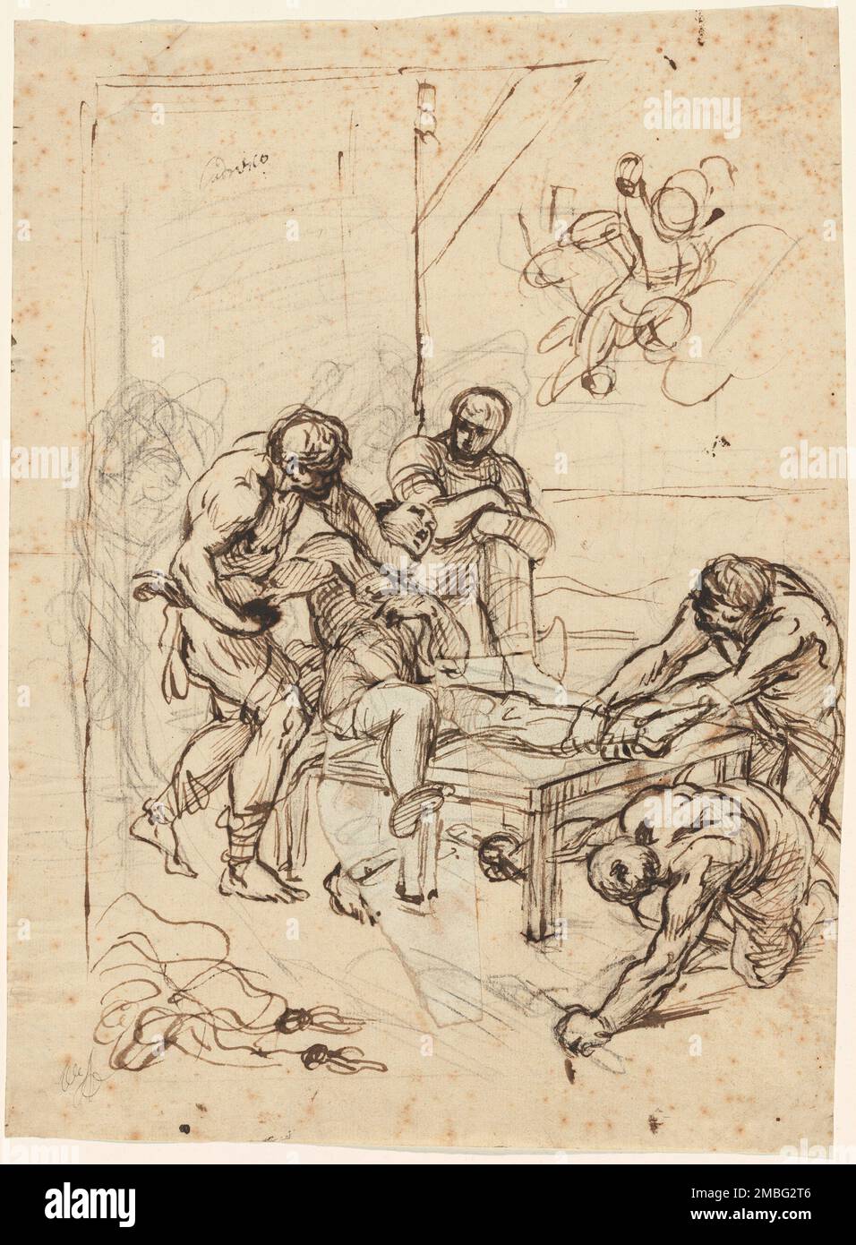 The Martyrdom of Saint Lawrence Stock Photo - Alamy