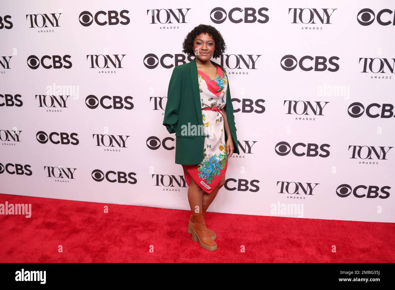 Gabby Beans attends the Tony Awards: Meet The Nominees media day at the ...