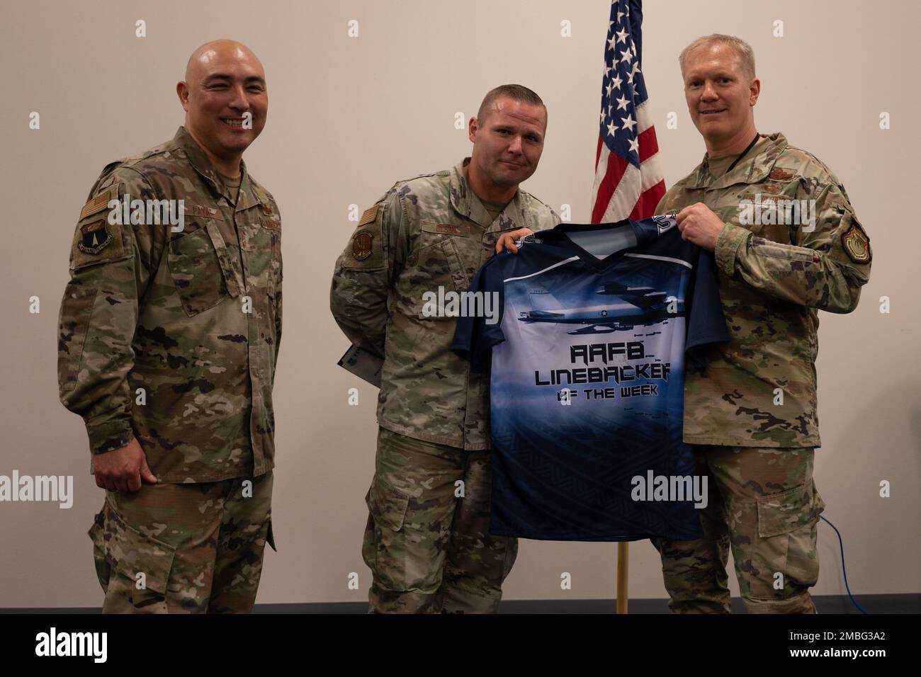 U.S. Air Force Master Sgt. Christopher Olson, the flight chief of ...