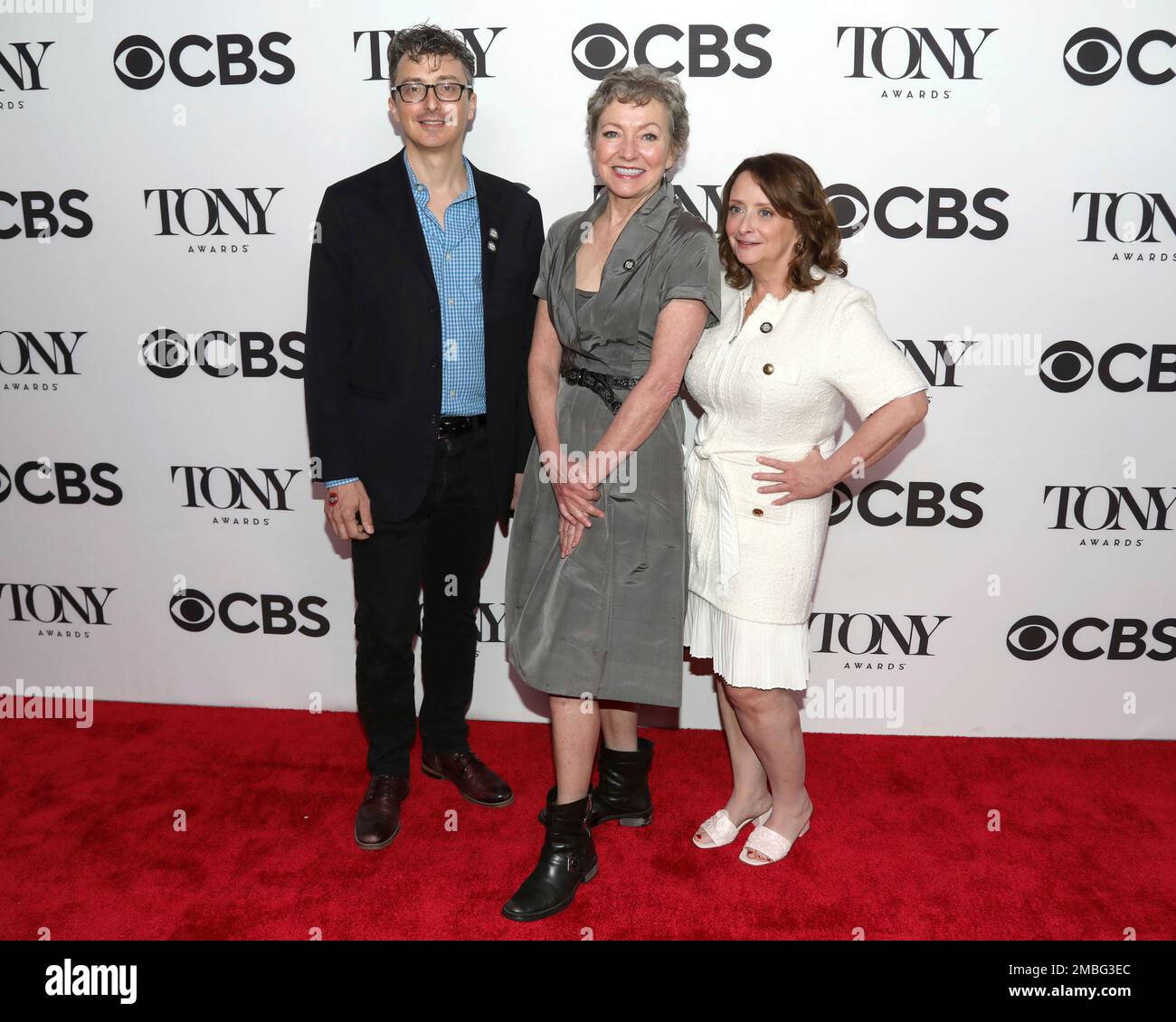 Beowulf Boritt, from left, Julie White and Rachel Dratch attend the ...
