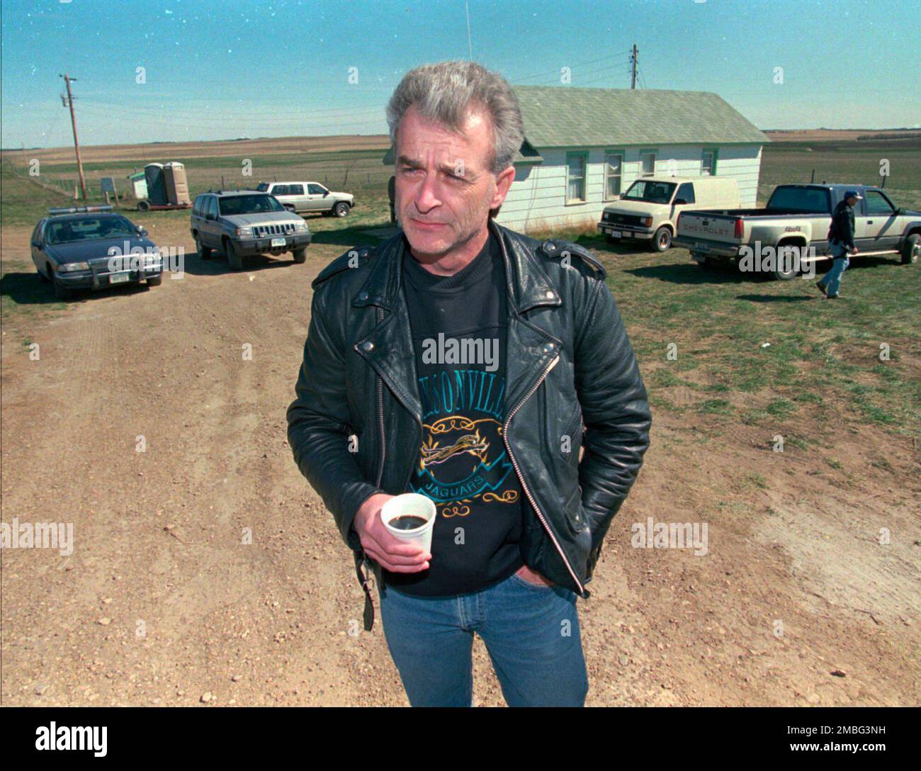 FILE - Randy Weaver, the object of the Ruby Ridge siege, visits with ...