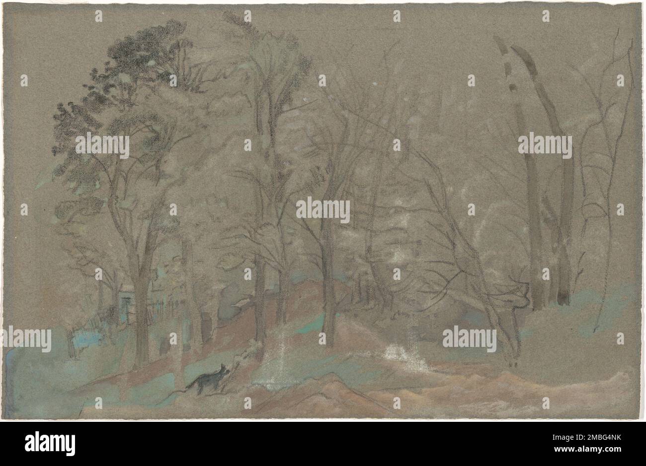 The First Snowfall, c. 1877-1887 Stock Photo - Alamy