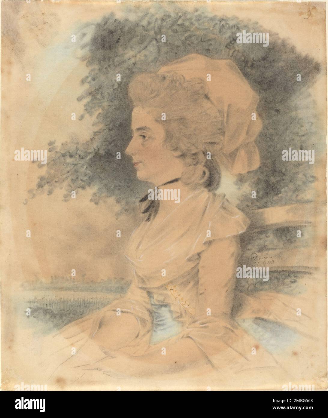 Mrs. George Mills, 1783 Stock Photo - Alamy