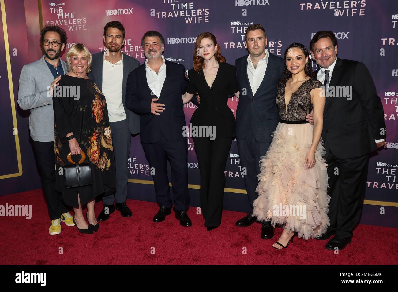 Desmin Borges, from left, Sue Vertue, Theo James, Steven Moffat, Rose ...