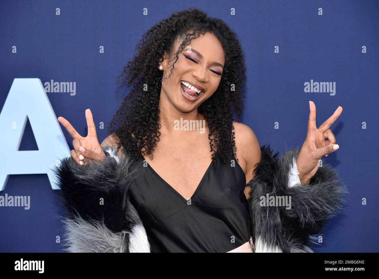 Arielle Chambers attends the premiere of the Disney+ film "Sneakerella ...