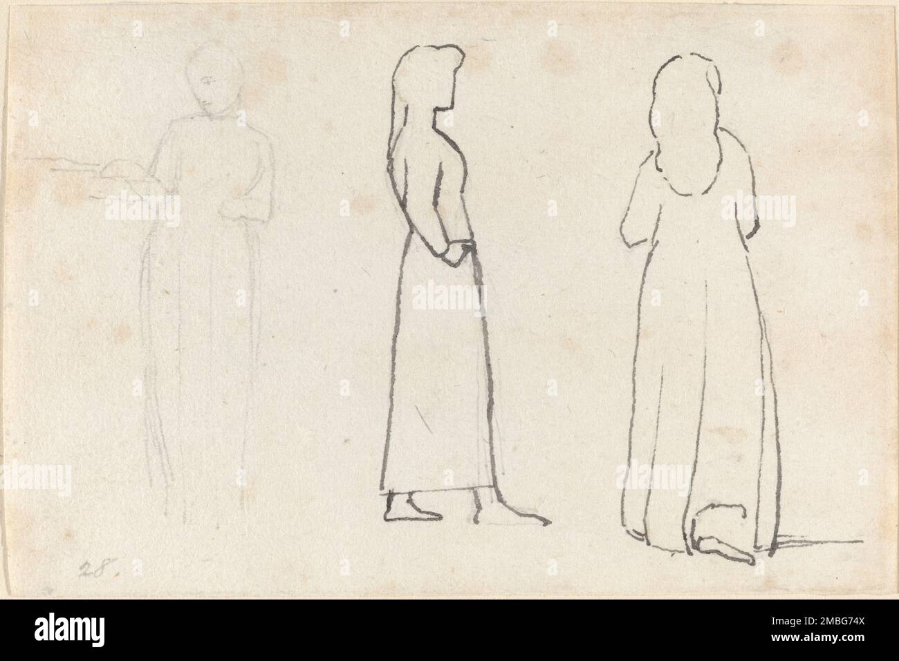 Three figure sketches hi-res stock photography and images - Alamy