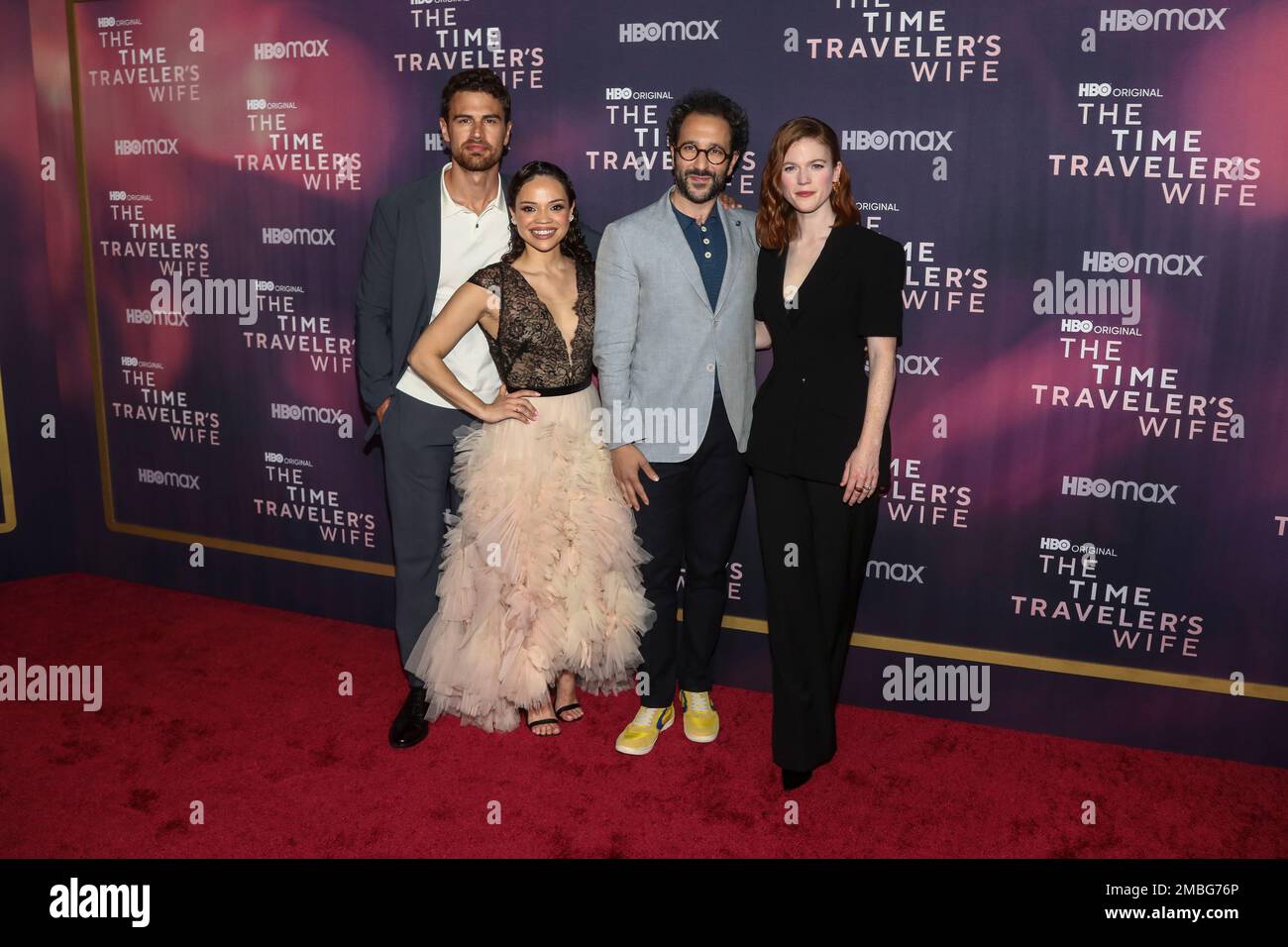 Actors Theo James, from left, Natasha Lopez, Desmin Borges and Rose ...