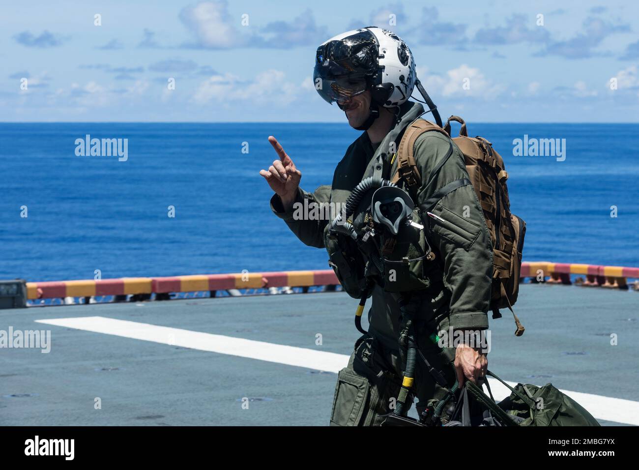 U.S. Marine Corps Capt. Josh Roberts, a pilot with Marine Fighter ...