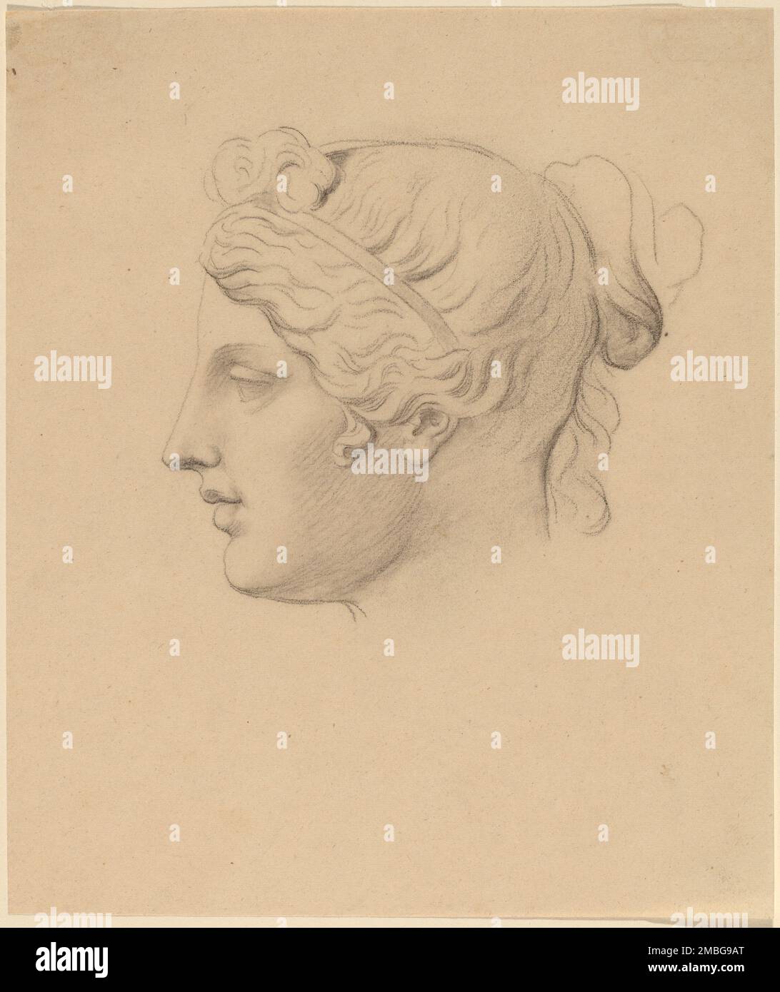 Black woman profile classical hi-res stock photography and images - Alamy